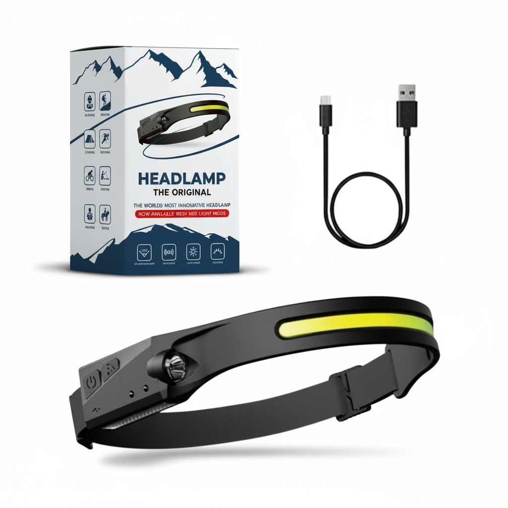 LED Rechargeable Headlamp – Ultra Bright Outdoor Light – BetterOut